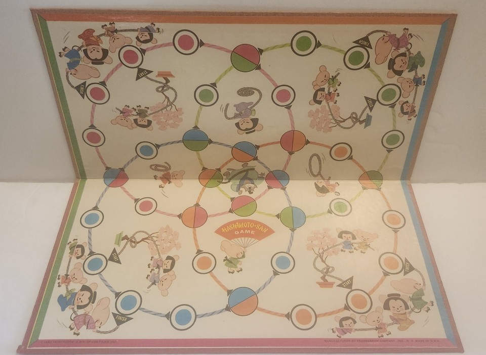 Vintage Hashimoto-San Japanese House Mouse Terrytoons Board Game 1963 ...