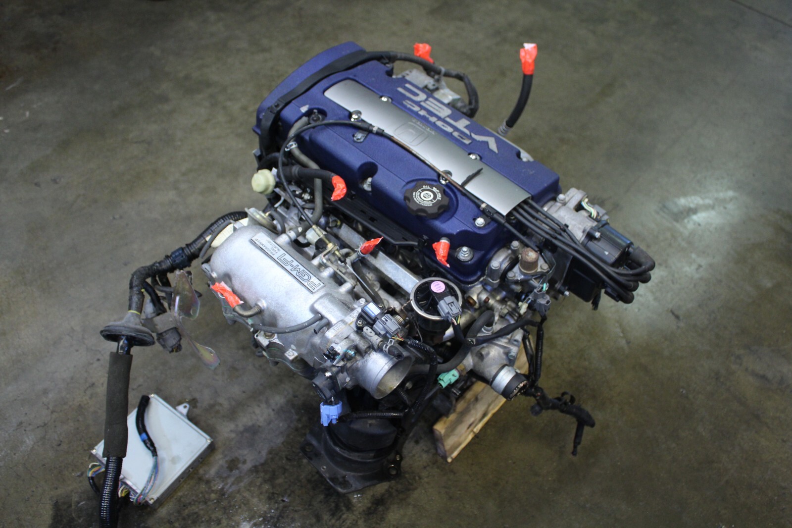 JDM HONDA H23A DOHC VTEC 2.3L BLUE TOP ENGINE ACCORD SIR PRELUDE H23A ...
