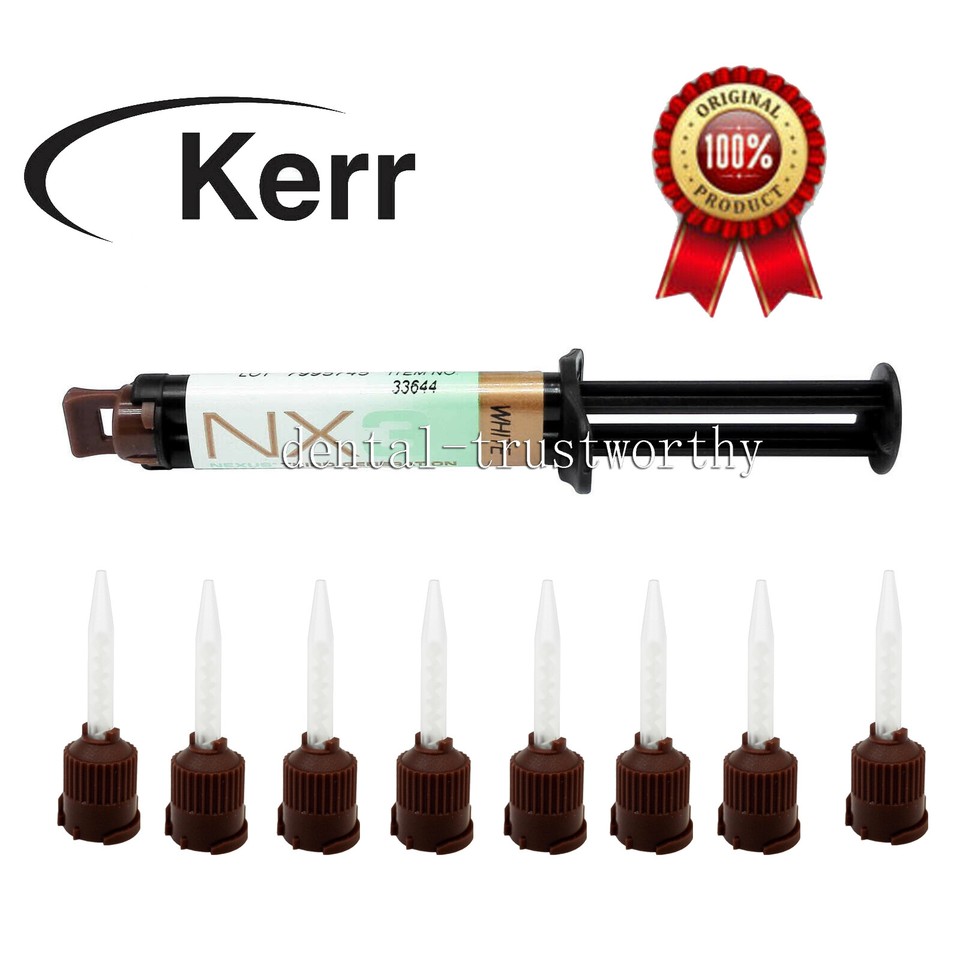Kerr NX3 Resin Cement Dental Adhesive Dual Cure Composite Automix ...