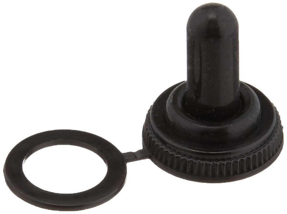 12 mm Rubber Electrical Toggle Switch Cover Weatherproof Protector Boot ...