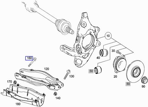 Mercedes XZN Bolt Screw M12 X 1.5 x 110 mm Grade 10.9 A0039902605 | eBay