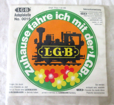LGB 0015 Sticker : “ Happiness is LGB “ printed in Germany | eBay