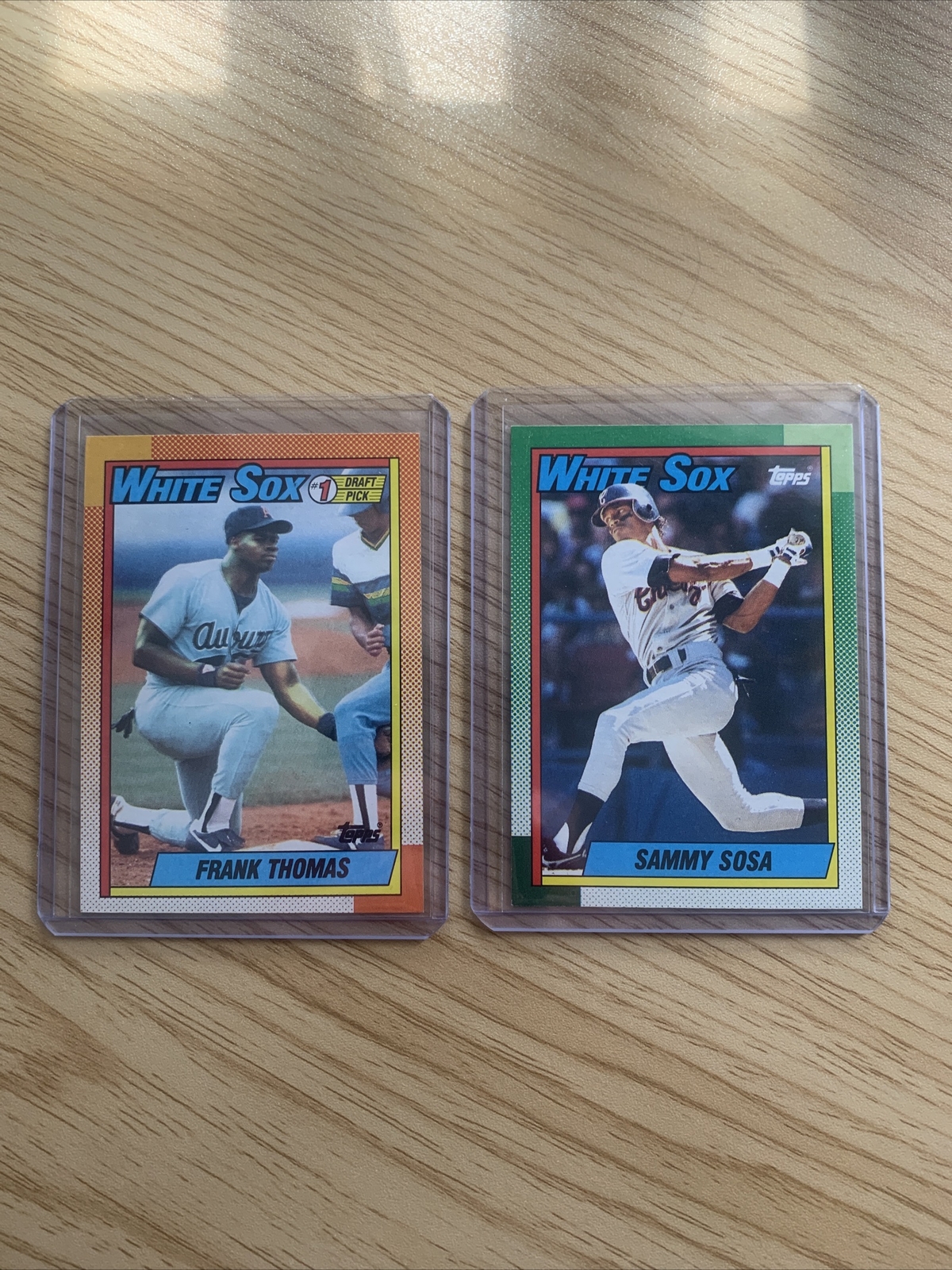 1990 Topps Frank Thomas Sammy Sosa Rookie Card Lot (2) 🔥 GREAT ...