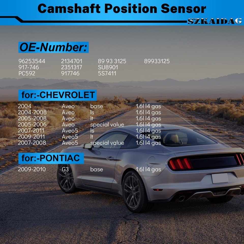 96253544 Camshaft Position Sensor for Chevrolet Aveo 2004-2008 PONTIAC ...