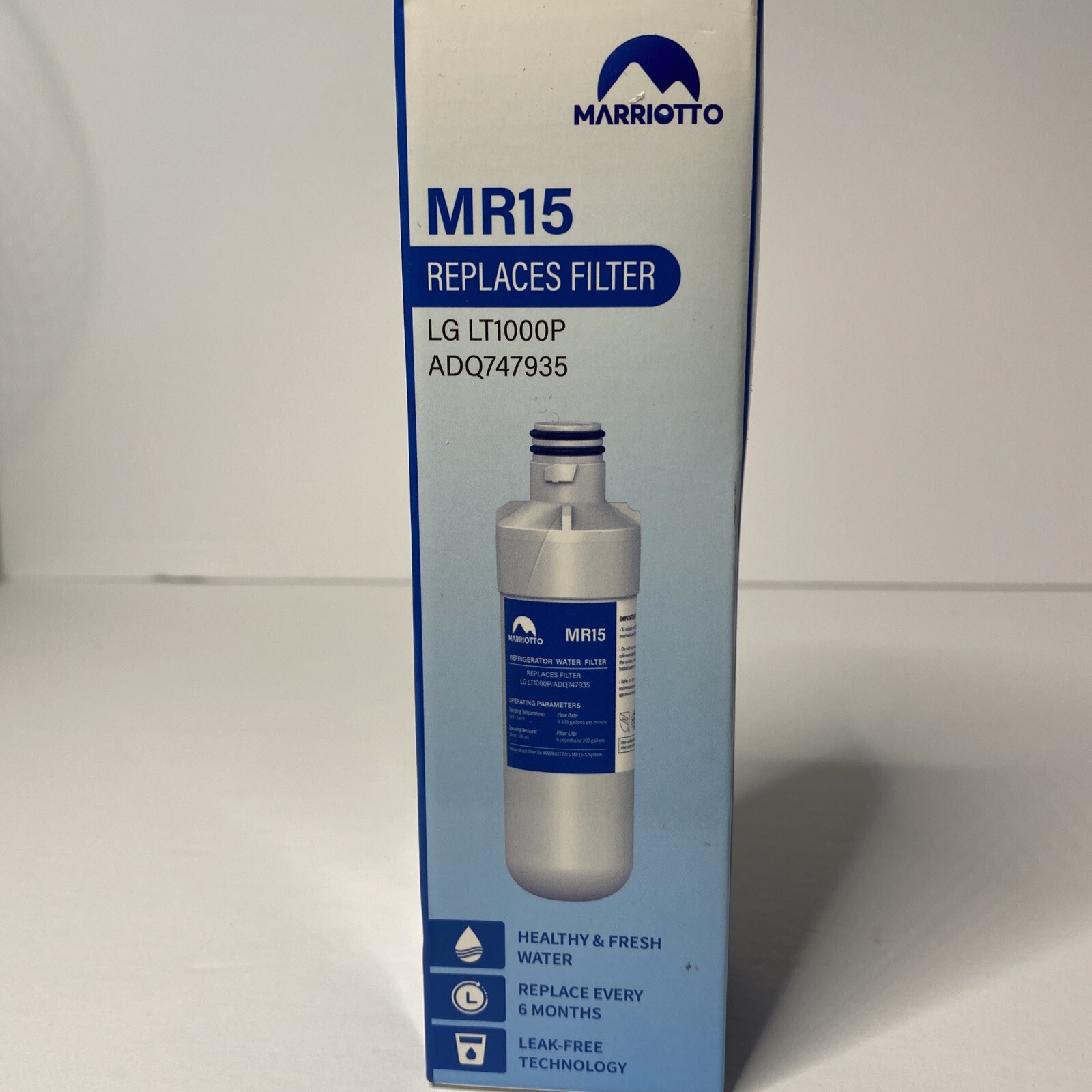 MR15 - Marriotto Refrigerator Water Filter comparable with ADQ747935 ...