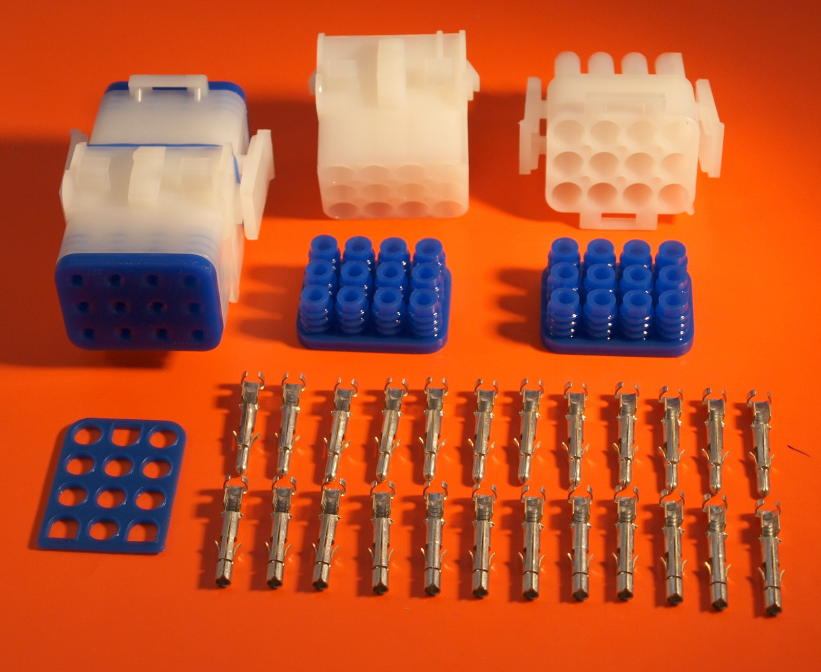 12 Way Sealed Splash Proof Mate N Lok Electrical Wiring Multi Connector ...