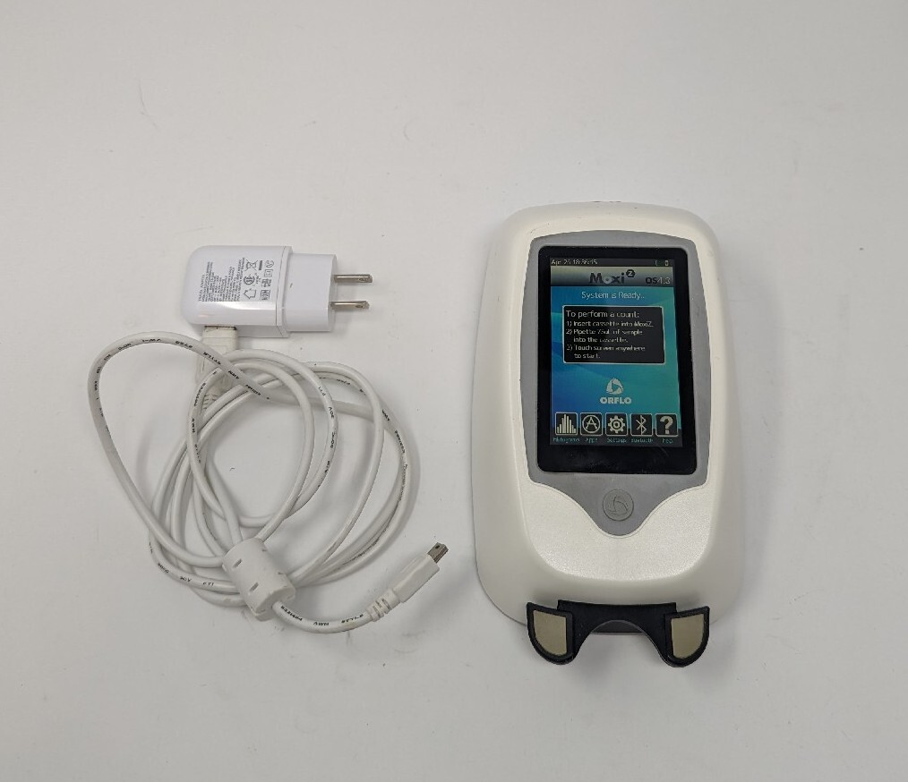 ORFLO Moxi Z Mini Automated Cell Counter MXZ000 Automated Cassette ...