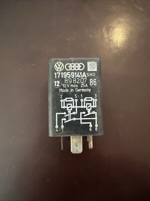 VW Audi Volkswagen Relay Air Conditioner System 171959141A Genuine ...