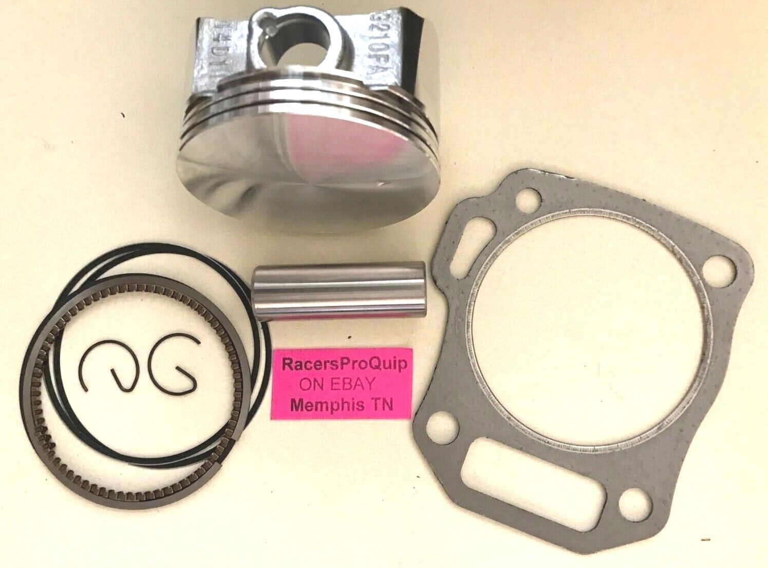 Predator 72mm Piston, Flat Top Race Kit 236cc 224cc +.080 (2.835) Bore ...