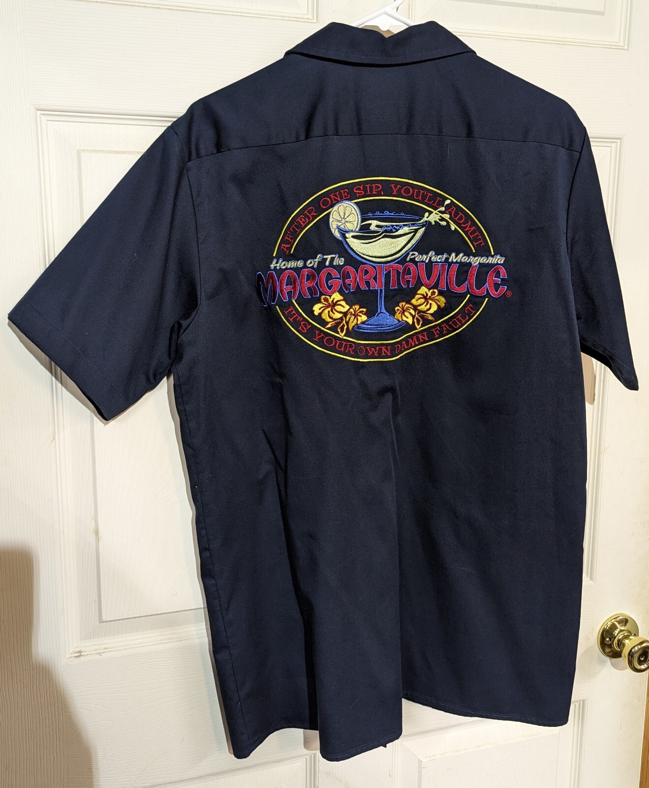 Jimmy Buffett Margaritaville Embroidered Button Up Sh… - Gem