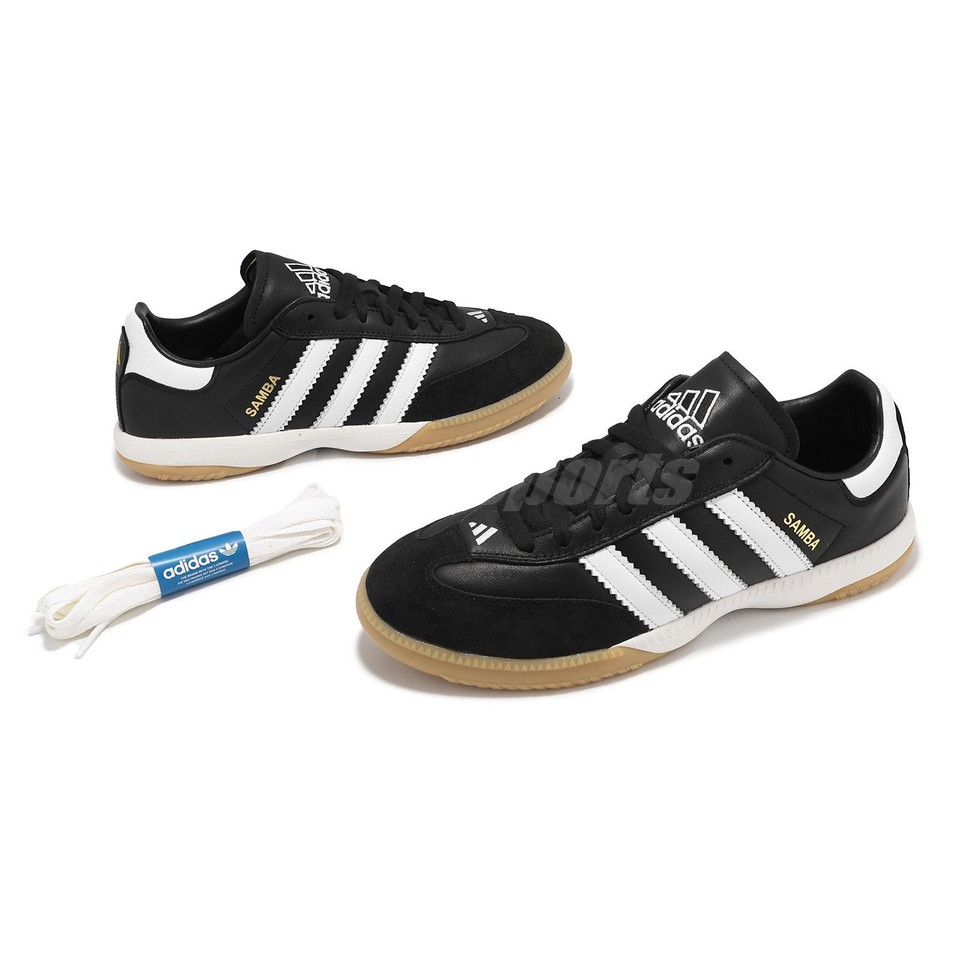 adidas Samba MN Millennium Black White Gum Men Unisex Casual Shoes ...