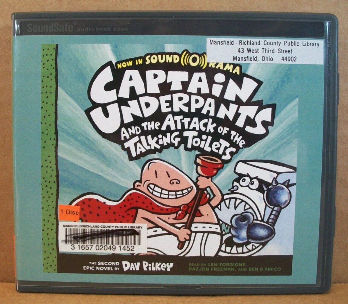 Captain Underpants And The Attack Of The Talking Toilets