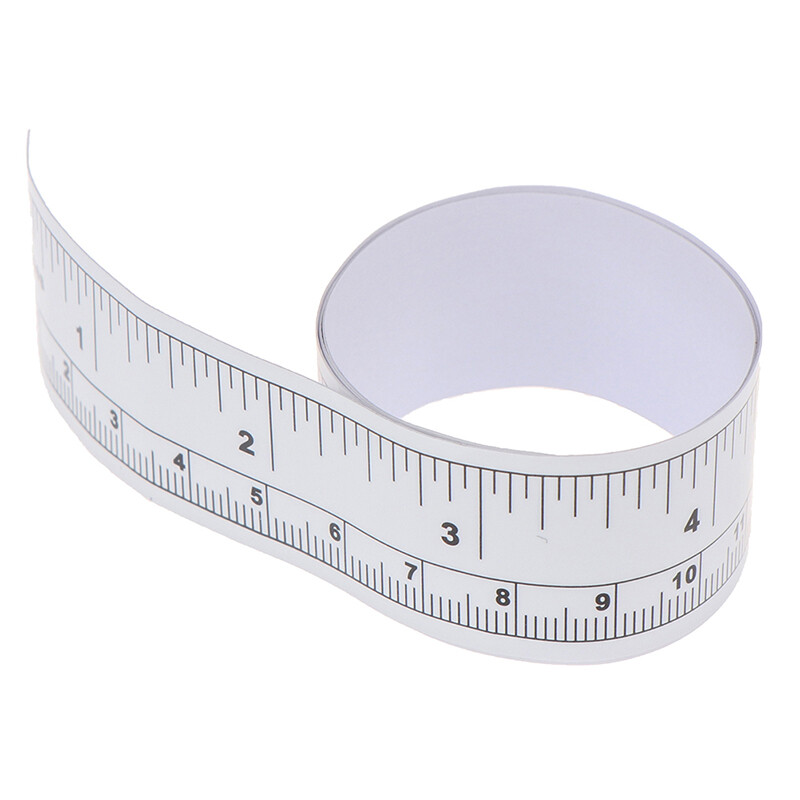 Self Adhesive Rulers Metric Tape Sewing Measure Machine Sticker Tool ...
