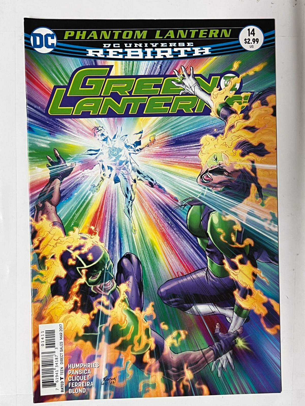 Green Lanterns #14 2017 DC Rebirth Universe Phantom Comics | Combined ...