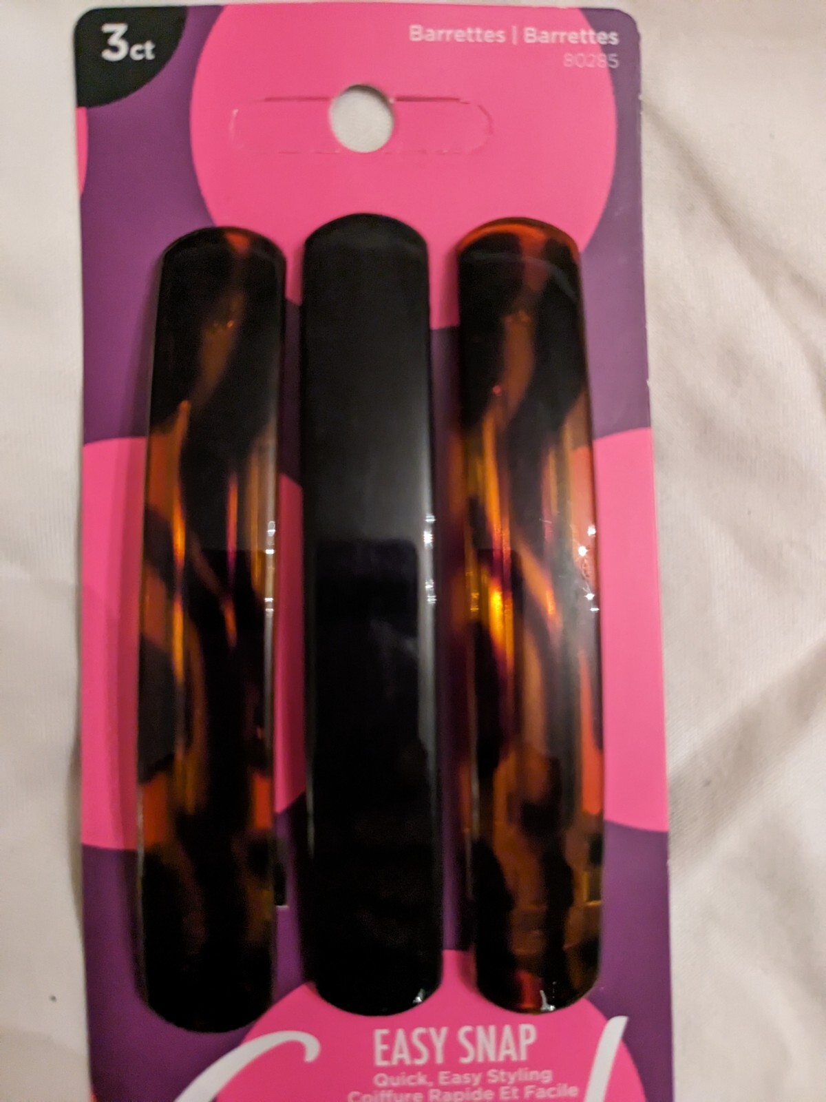 2 Packs Goody® Hair Clips Classic Easy Snap Rounded Barrettes 3 Count ...