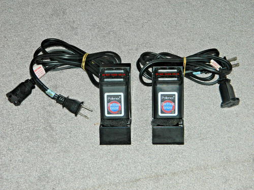 Pair of Pollenex Model 501 Small Portable Plug-In Electronic Ionizers w ...