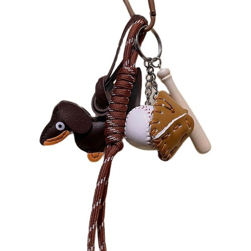 Braided Rope Bag Pendant High-grade Keychain Pendant Dachshund Pendant ...