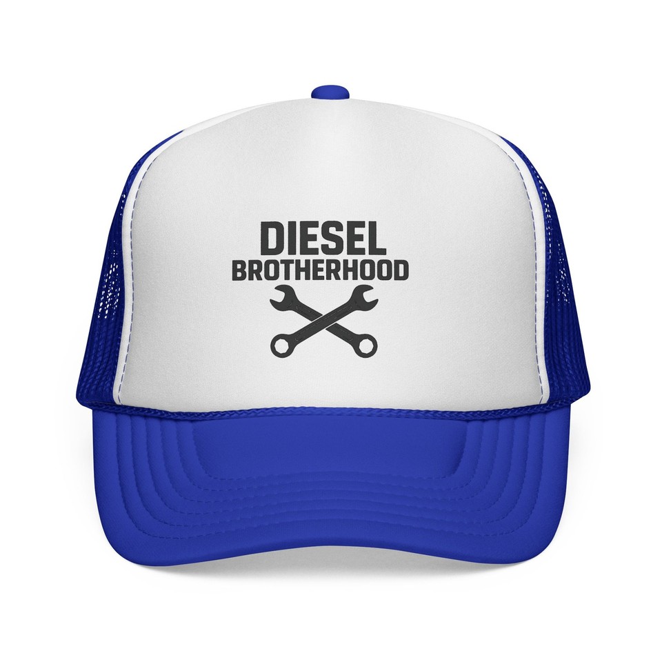 Diesel Mechanic Trucker Cap | Diesel Brotherhood | Wrench Logo Hat | eBay