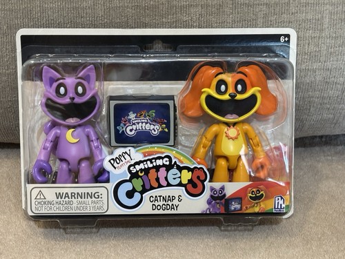 NEW, Poppy Playtime Smiling Critters CATNAP & DOGDAY Action Figure 2 ...