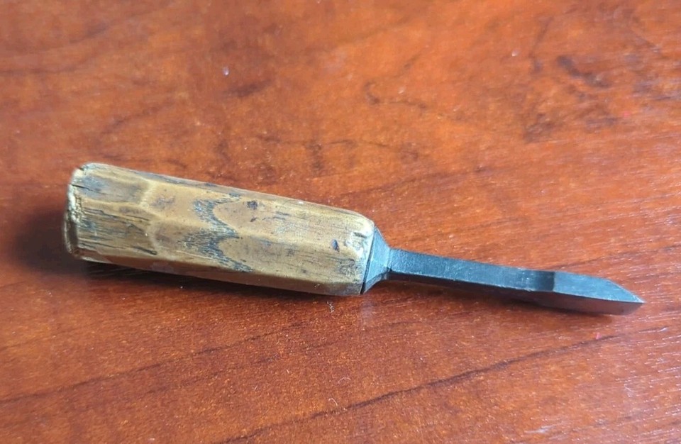 Vintage W. BUTCHER 5/16” Mortise “ Pig Sticker” Woodworking Tang Chisel ...