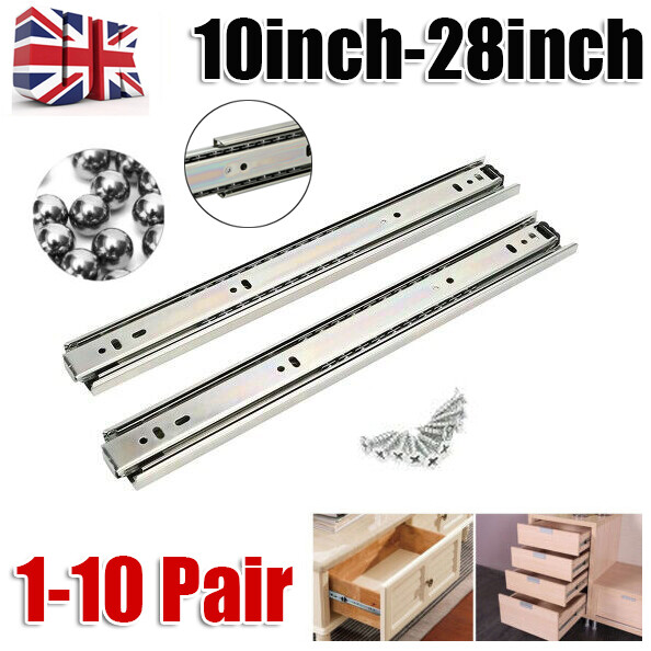 250-700mm Heavy Duty Fully Extension Ball Bearing Drawer Runners Slide ...