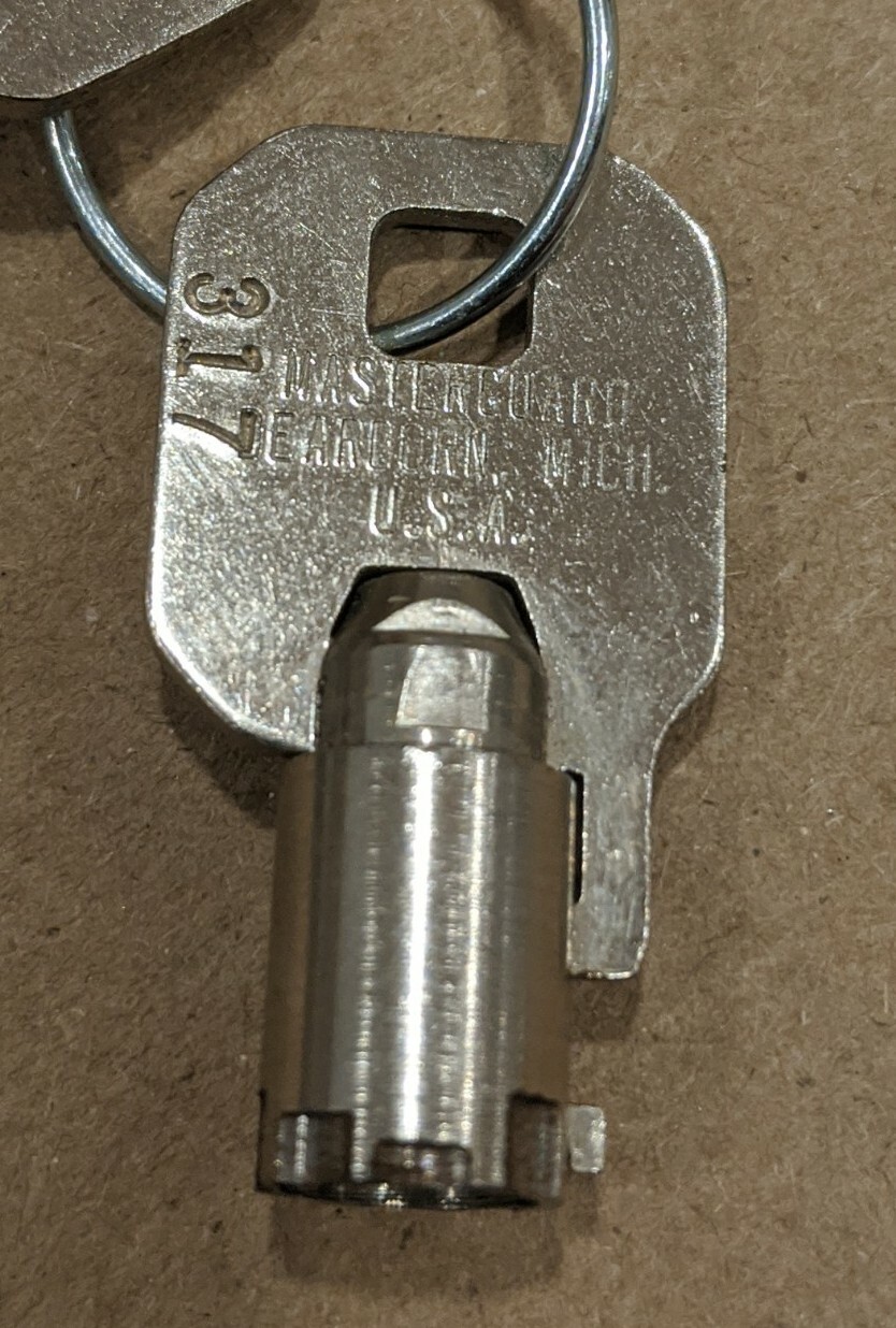 Masterguard Keyed Switch Momentary W/ 2 Tubular Key , 11" Leads | eBay