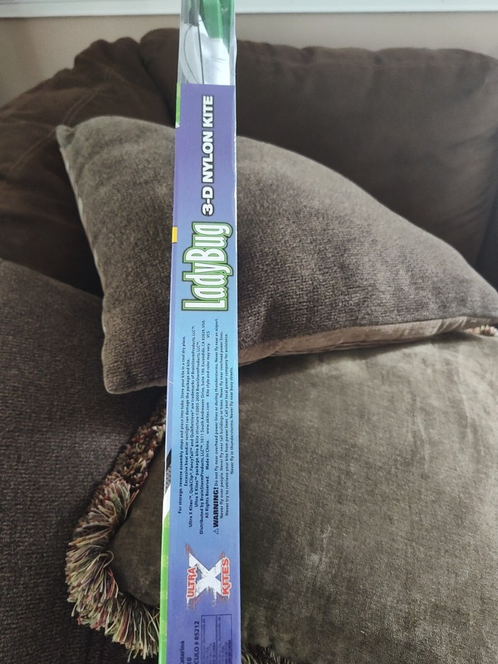 NEW Ultra Kites Ladybug 3D Nylon Kite 42” Wide Ripstop Fabric ...