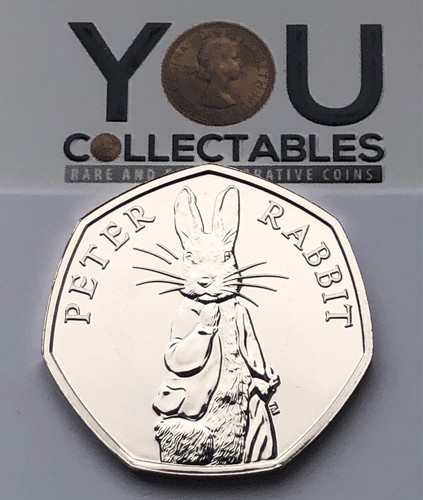 2019 Peter Rabbit 50p Fifty Pence Coin BU BRILLIANT UNCIRCULATED BUNC ...