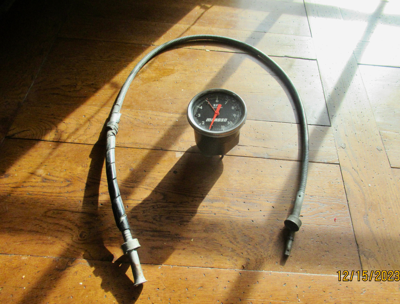 Vintage MOROSO JONES & Cable Drive 11K Memory Tachometer 69 CAMARO ...