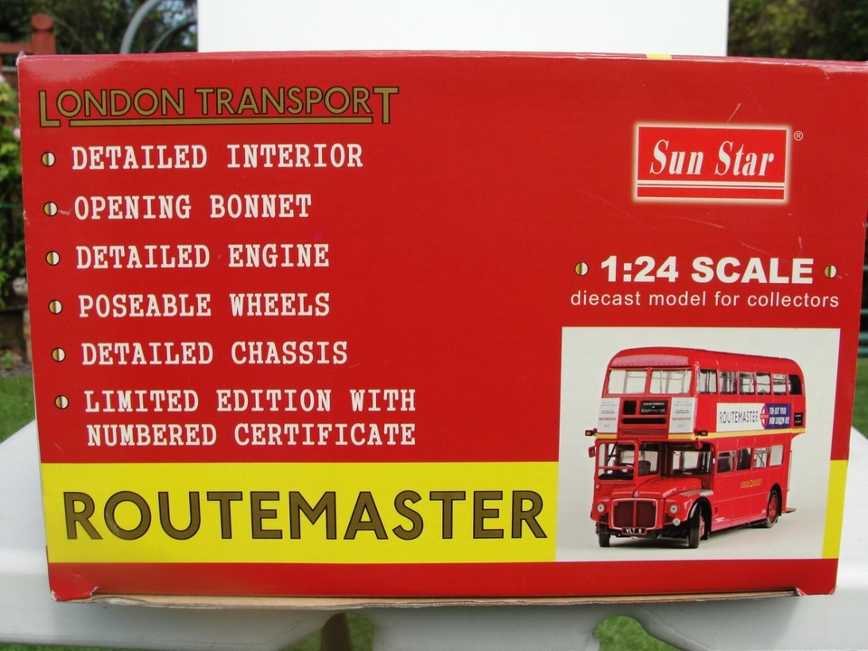 SUN STAR DIECAST ROUTEMASTER RM664-WLT664 2903 1.24 SCALE NEW OLD STOCK ...