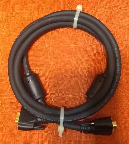 RadioShack 6ft (1.8m) VGA PC Monitor Heavy Duty Replacement Cable ...