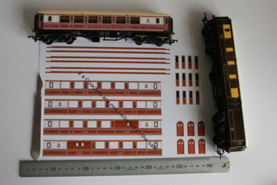 Great Central Railway Brake and Buffet Coach render kit for Triang ...