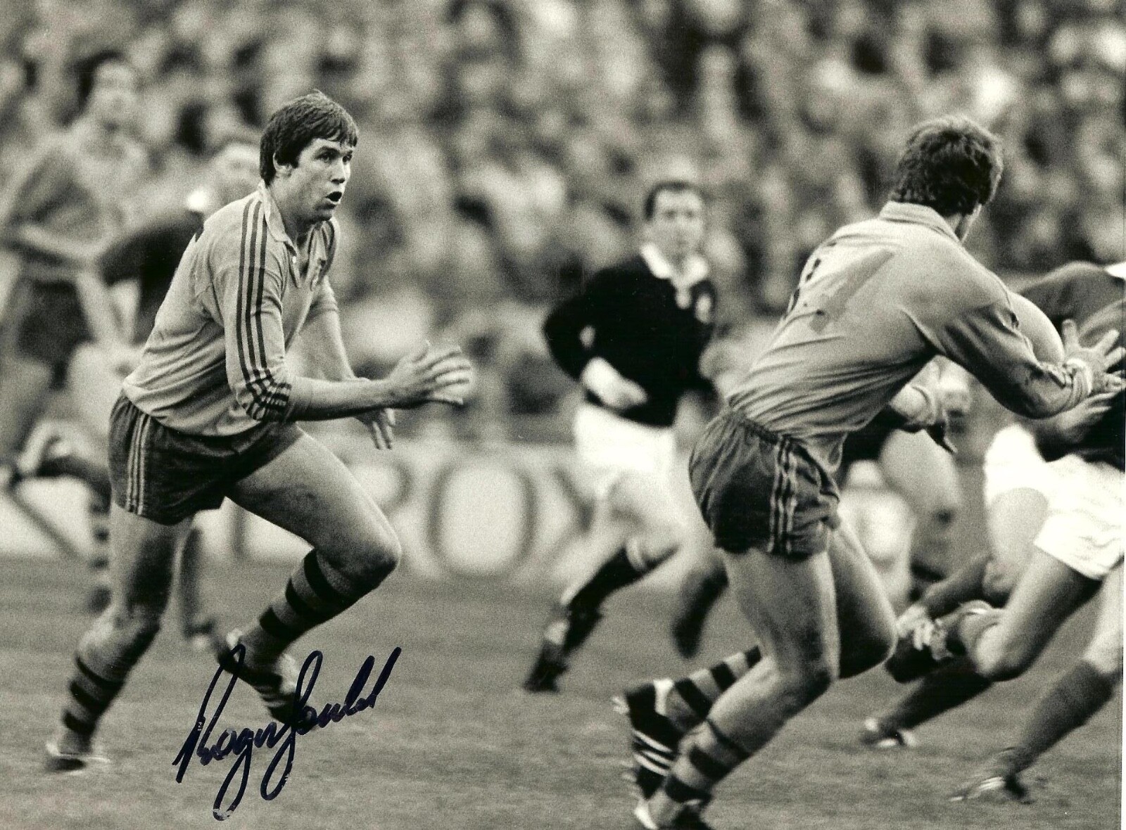 ROGER GOULD AUSTRALIA RUGBY UNION SIGNED 8 X 10 INCH PHOTO. (REDUCED ...