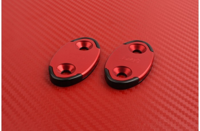 Obturateurs de Rétroviseurs Rouge-Noir 40 mm HONDA CBF 1000 SC64 2011 ...