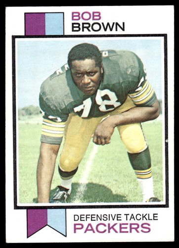 1973 Topps Bob Brown #82 Green Bay Packers Football Card | eBay