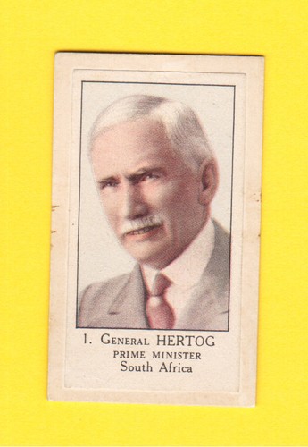 General Hertog South Africa Vintage 1940s World Leader Obscure ...