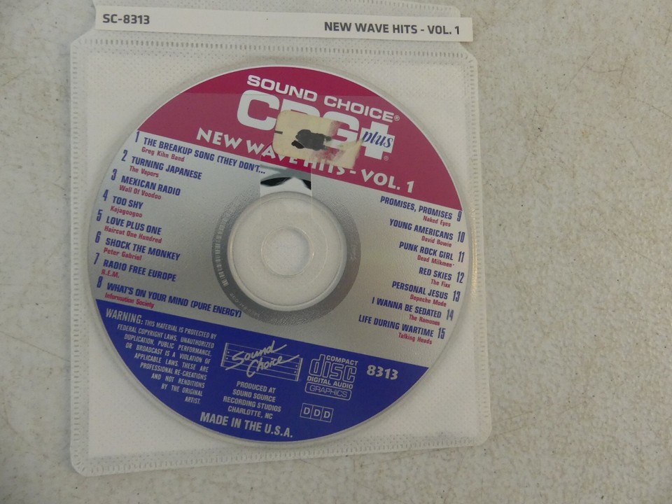 Sound Choice Karaoke CDGs - Pick Your Favorite Disc | eBay