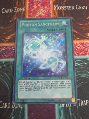 Yu-Gi-Oh! TCG Photon Sanctuary PRC1-EN022 Secret Rare 1st Edition Near ...