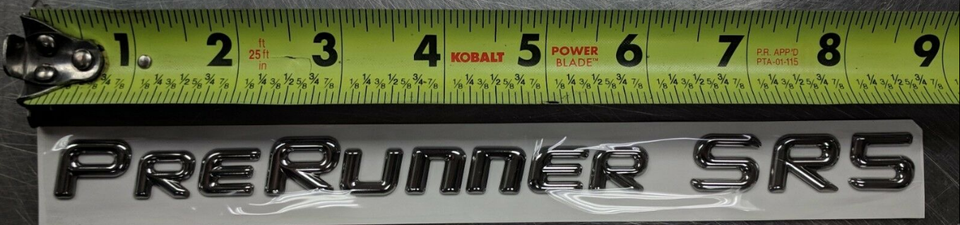 1995-2004 TOYOTA TACOMA TAILGATE EMBLEM SR5 PRERUNNER GENUINE OEM PT211 ...