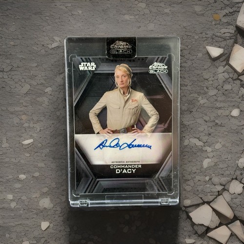 2022 Topps Chrome Black Star Wars #AB-AL Amanda Lawrence as Commander D ...