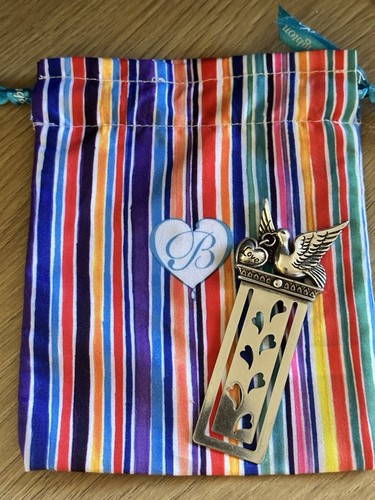 New Authentic Brighton Love Dove Bookmark Love Heart Cut Out with Gift ...