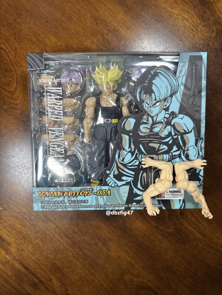 SH Figuarts Dragon Ball Z TonsenArttoys Trunks Warped Vengeance Ver A ...