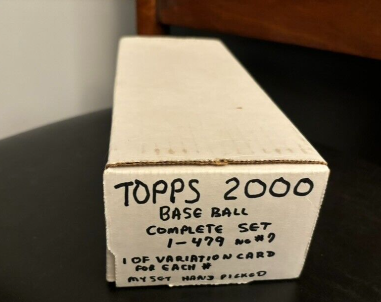 2000 Topps Baseball Complete Set 1-479 NM-MT | eBay