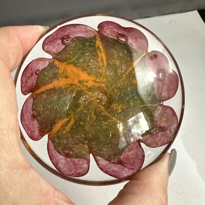 Thomas McEwen Hand Blown Glass Paperweight Signed | eBay