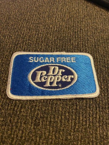 VTG Sugar Free DR PEPPER Iron On Uniform Patch | eBay