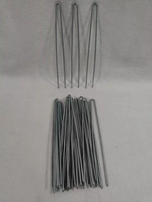25 Pcs 10 inch galvanized steel edging pins | eBay