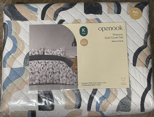 Openook Pinsonic Quilt Cover Set King | eBay