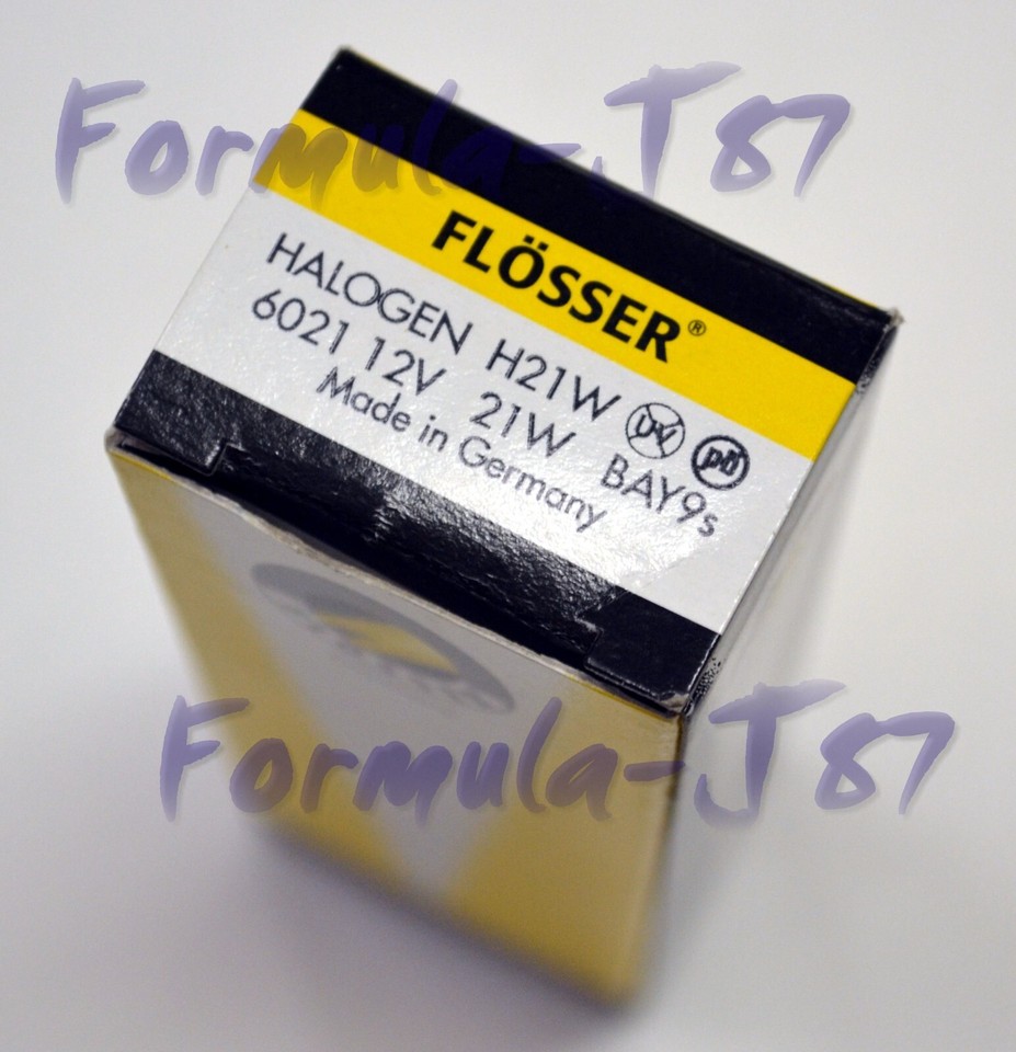 Flosser BAY9s H21W Stock 6021 Two Bulbs Front Turn Signal Light ...