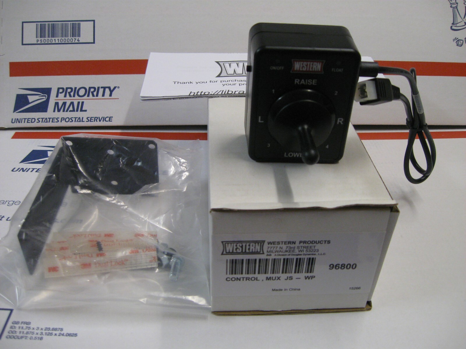 Western Joystick Snow Plow 4-pin Control 96800 HTS Controller for sale ...