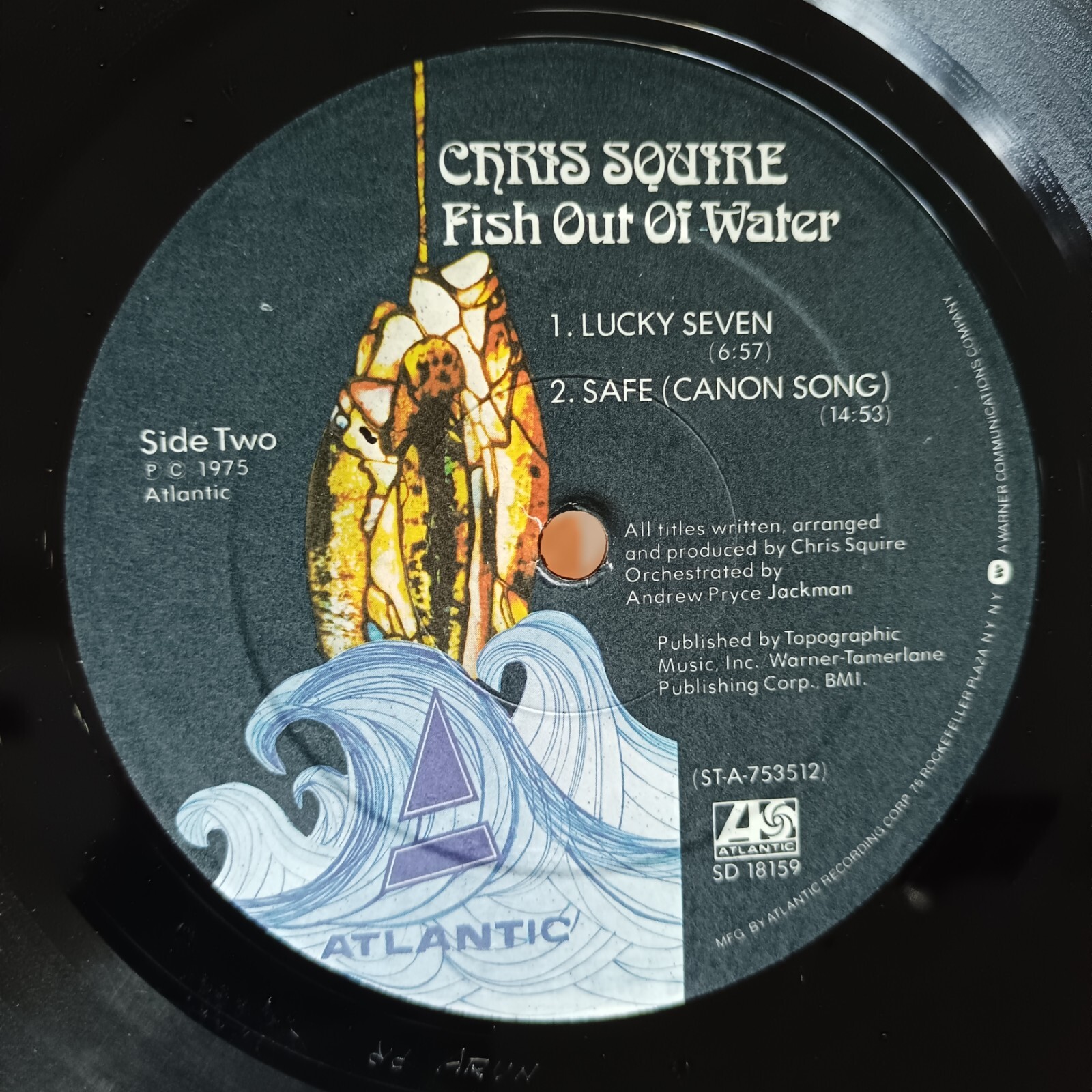 Chris Squire – Fish Out Of Water [1975] LP Art Symphonic Rock US ...